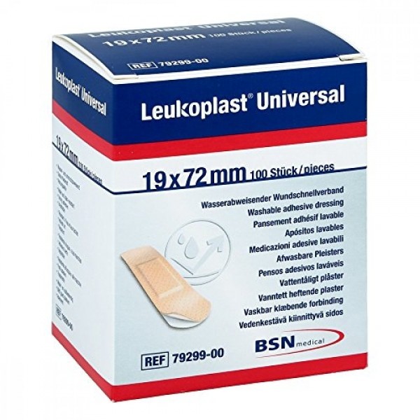Snelverband op Rol: Leukoplast Universal 19x72 mm - 100 stuks