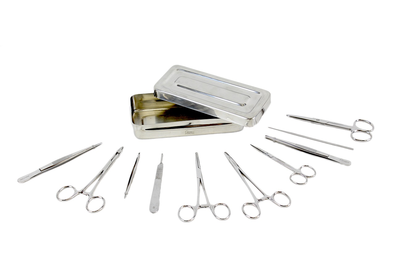 Nieuwe Producten : Chirurgische set in inox box