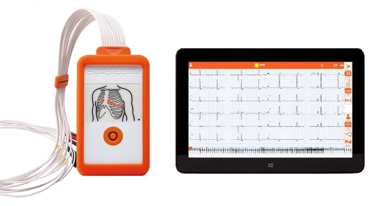 ECG Cardioline Rest: Cardioline ECG Touch ECG Tablet