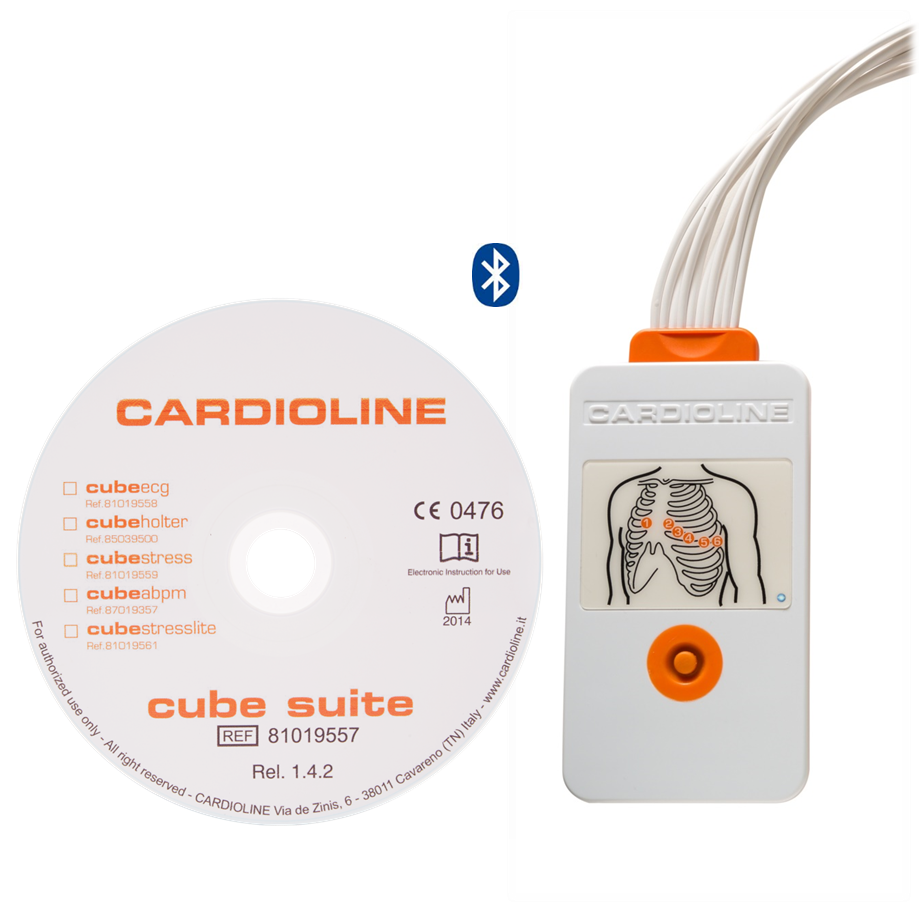 ECG Cardioline Stress (Sport) : Cardioline Cube stress HD+12