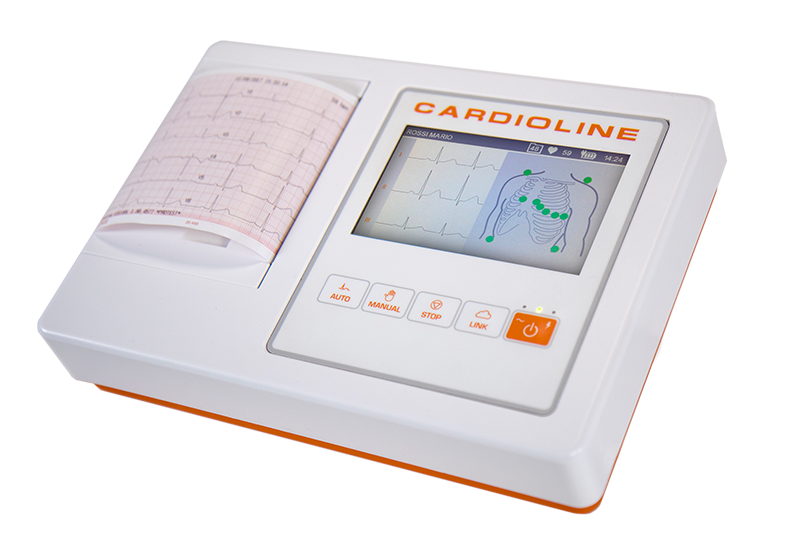 ECG Cardioline Rest: Cardio package : ECG + Defibrillator